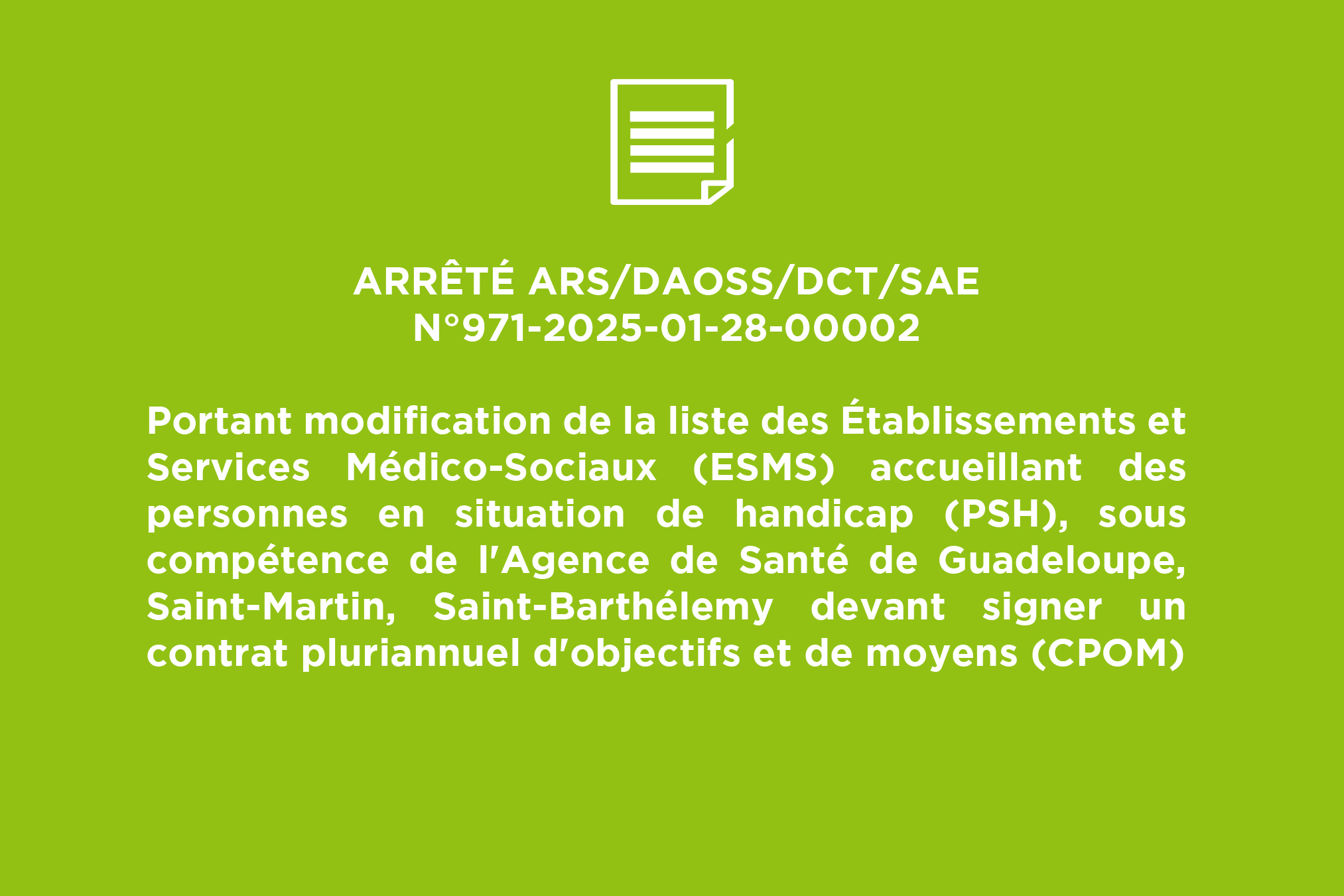 Arrêté du 28 janvier 2025 portant modification de la liste des ...