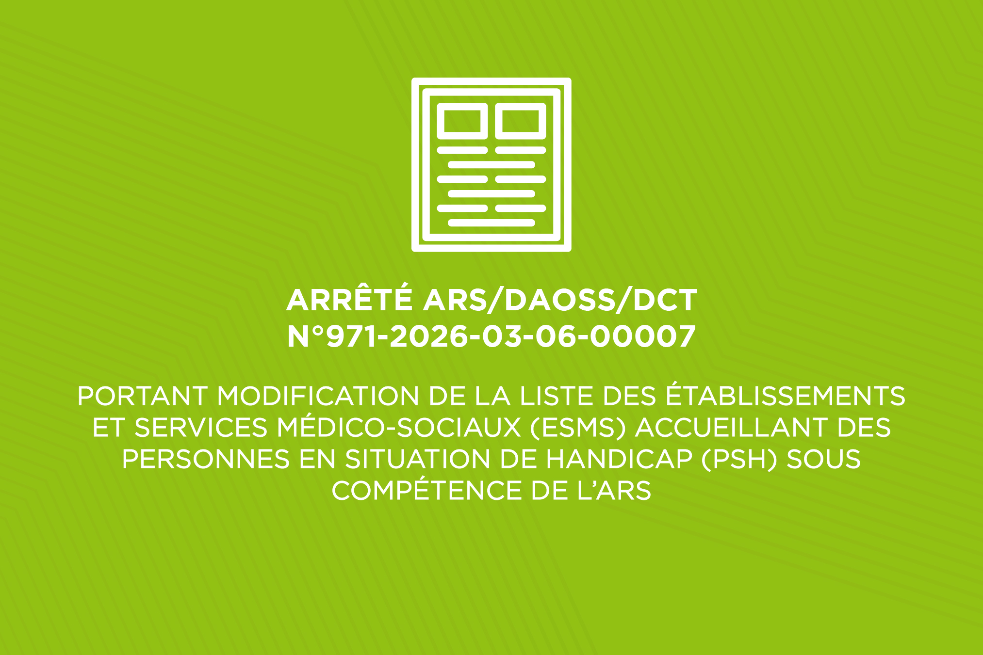 Arrêté du 06 mars 2026 portant modification de la liste des ...